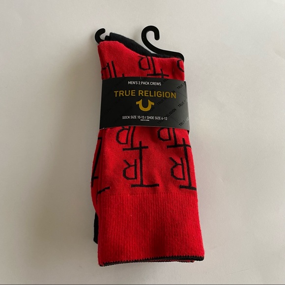True Religion | Underwear & Socks | True Religion Mens Crew Socks2 Pack ...